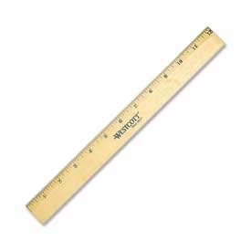 12 inch Wooden Ruler | Stationery and Toy World